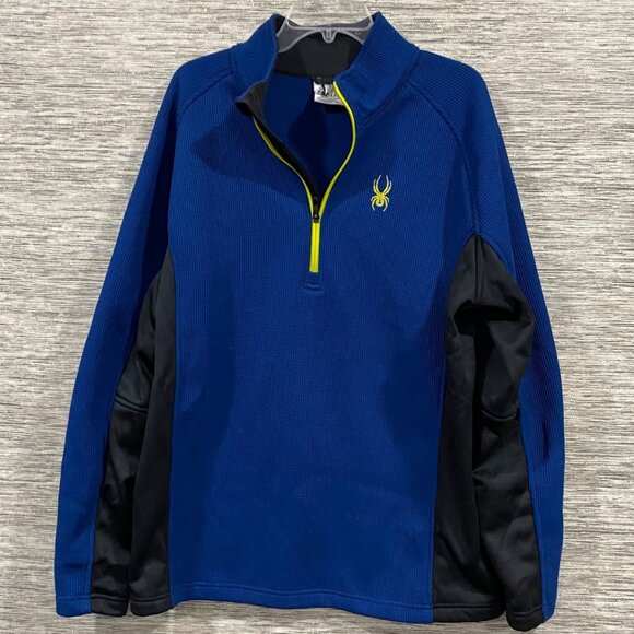 Spyder | Jackets & Coats | Spyder Active Performance Blue Black Half ...